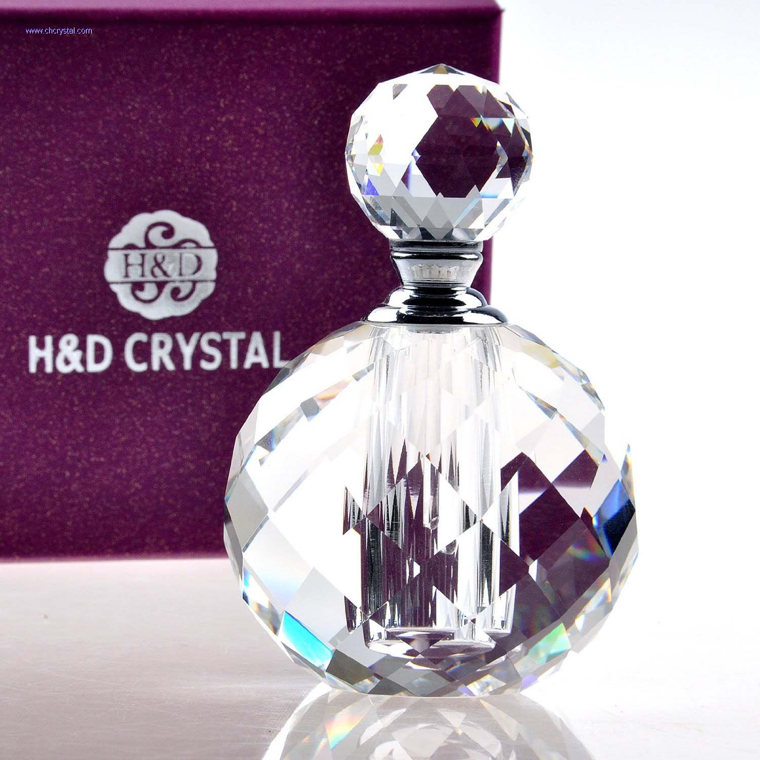 crystal perfume bottle